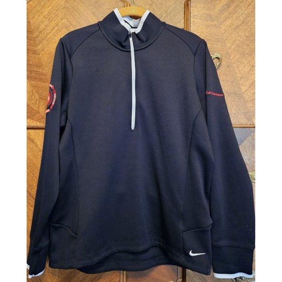 Nike | Jackets & Coats | Coca Cola Nike Dri Fit Black Red Size Womens ...